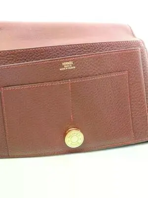 Hermès 1997 Gm Dogon Bi-fold Wallet - Brown