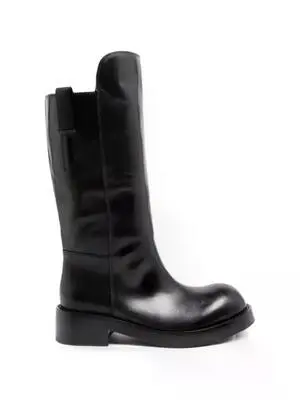 ANN DEMEULEMEESTER Leather Pull-on Boots