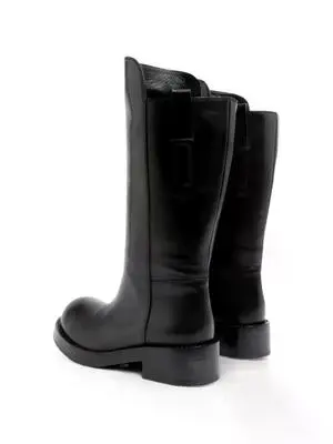 ANN DEMEULEMEESTER Leather Pull-on Boots