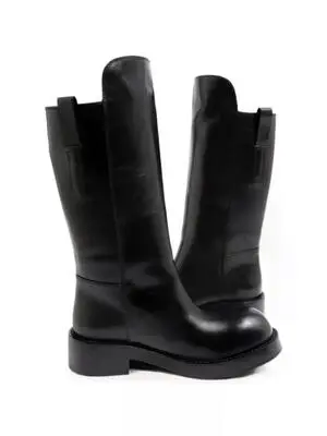 ANN DEMEULEMEESTER Leather Pull-on Boots