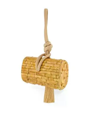 Glorinha Paranagua Tanit Bamboo Clutch Bag