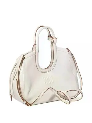 Miu Miu Ivy Nappa Leather Tote Bag