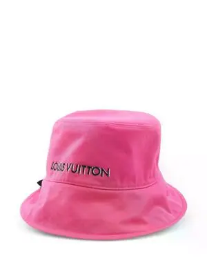 LOUIS VUITTON 2024 Monogram Bucket Hat - Pink