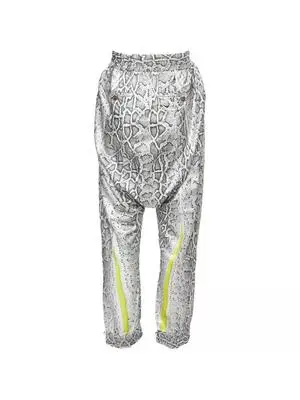 Roberto Cavalli Snake-print Drawstring Trousers