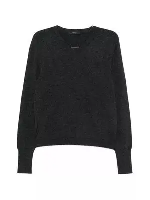 Gucci V-neck Logo-embroidered Sweater