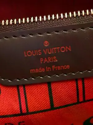 LOUIS VUITTON Damier Ebene Neverfull Mm Tote Bag