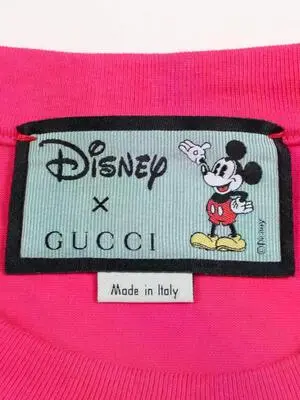 Gucci X Disney 2010s Mickey Mouse Logo-print T-shirt