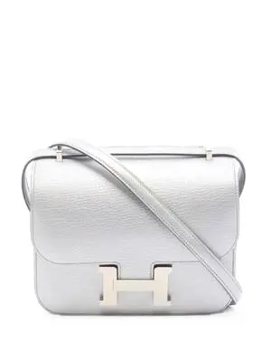 Hermès 2026 Mini Constance 3 Shoulder Bag - Silver