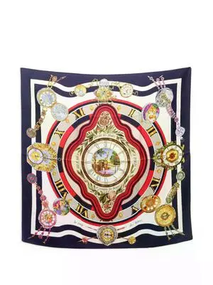 Hermès Silk Scarf - Blue