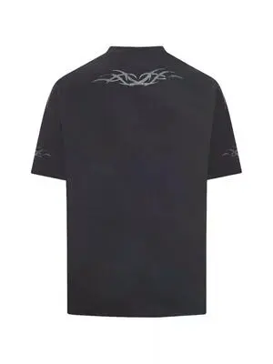 Balenciaga Gothic Logo-print T-shirt