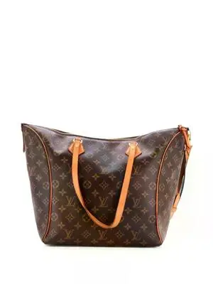 LOUIS VUITTON Tournelle Monogram Canvas With Leather Mm Tote Bag