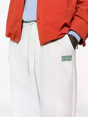 American Vintage Logo-print Drawstring Track Pants