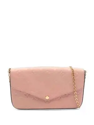 LOUIS VUITTON 2010s Felicie Monogram Empreinte Cross Body Bag - Pink