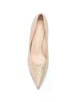 TWENTY FOURHAITCH Taylor Crystal-embellished Pointed-toe Pumps