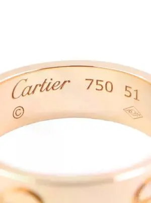 Cartier 18k Rose Gold Love Ring