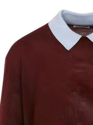 JIL SANDER Contrast-collar Polo Shirt