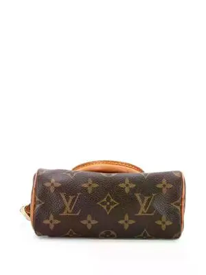 LOUIS VUITTON Speedy Mini Hl Handbag Monogram Canvas Satchel - Brown