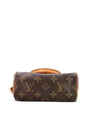 LOUIS VUITTON Speedy Mini Hl Handbag Monogram Canvas Satchel - Brown