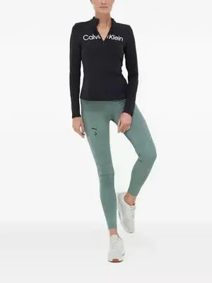 PUMA Paneled Logo Print Leggings