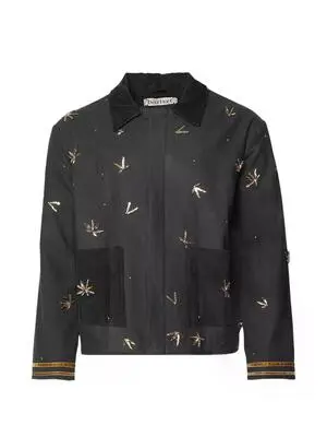 BAZISZT Plomb Bead-embellished Corduroy Jacket