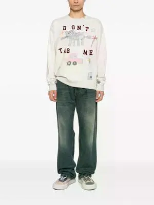 Mihara Yasuhiro Doodle-print Sweater