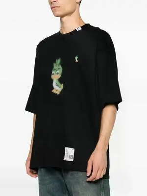 Mihara Yasuhiro Leon-print T-shirt