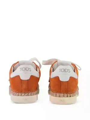 TOD'S Espadrille Sole Perforated Sneakers