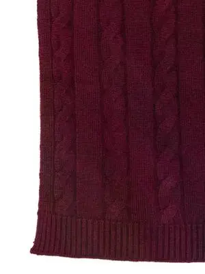 HUGENBERG Cable-knit Scarf