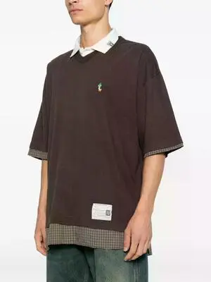 Mihara Yasuhiro Triple-layered Duck-embroidered T-shirt