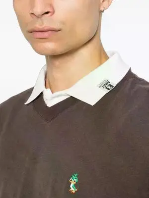 Mihara Yasuhiro Triple-layered Duck-embroidered T-shirt