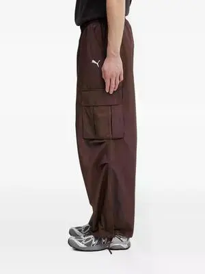 PUMA Future Archive Logo-embroidered Trousers - Brown