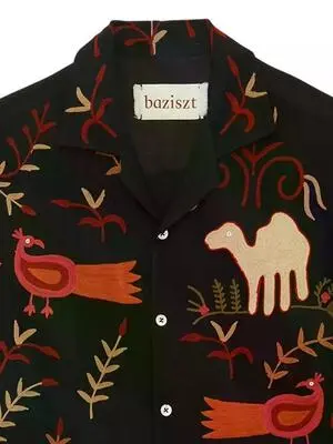 BAZISZT Kati Embroidered Long-sleeved Shirt