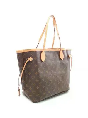 LOUIS VUITTON Monogram Canvas Mm Neverfull Tote Bag - Brown