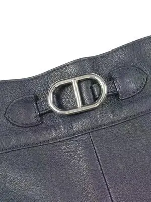 Hermès Chaine D'ancre Leather Shorts