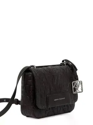 Armani Exchange Embossed Logo Cross Body Bag