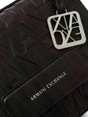 Armani Exchange Embossed Logo Cross Body Bag