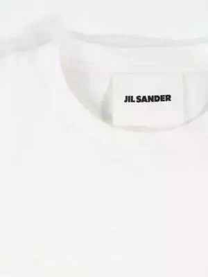 JIL SANDER Layered Striped-sleeve T-shirt