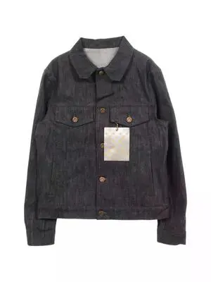 LOUIS VUITTON Monogram Dna Denim Jacket - Grey