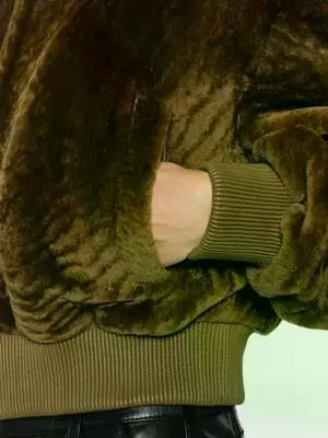 ARMA Shearling-trimmed Reversible Bomber Jacket