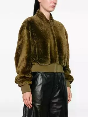 ARMA Shearling-trimmed Reversible Bomber Jacket