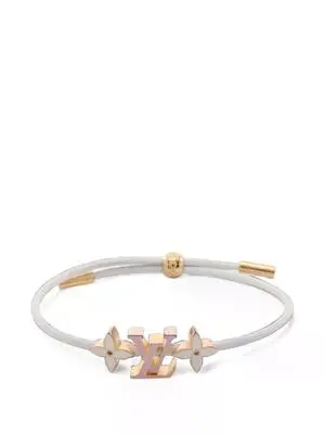 LOUIS VUITTON 2010s Crew Logo-plaque Bracelet - Gold