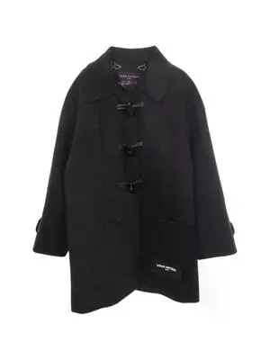 LOUIS VUITTON 2010s Toggle-fastening Duffle Coat - Black
