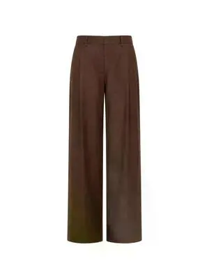 Paul Smith Pleated Wide-leg Trousers - Brown