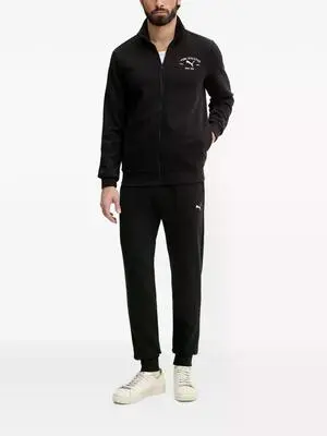 PUMA Logo-print Zip-up Sweater