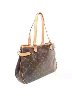 LOUIS VUITTON 2007 Monogram Batignolles Horizontal Tote Bag - Brown