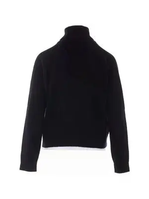 Liu Jo Button-detail Roll-neck Sweater