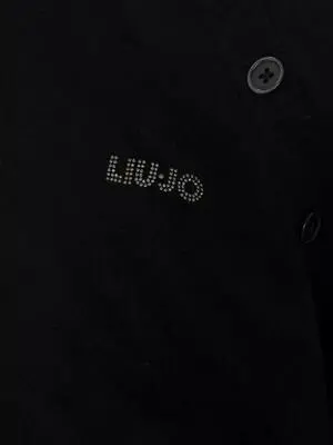 Liu Jo Button-detail Roll-neck Sweater