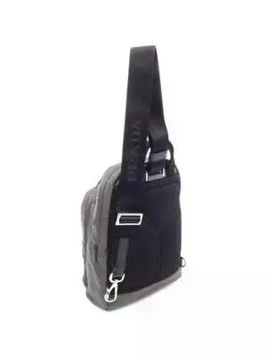 Prada Triangle Logo Crossbody Bag
