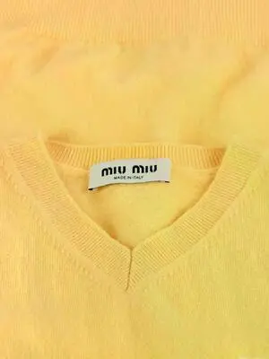 Miu Miu V-neck Wool Cardigan