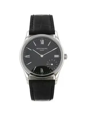 Patek Philippe Calatrava 33mm Platinum Automatic Watch - Black